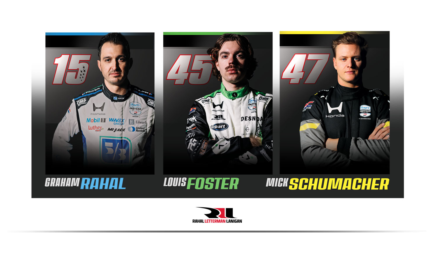 Rahal, Foster and Schumacher Ready to Start the 2026 INDYCAR Season at ...